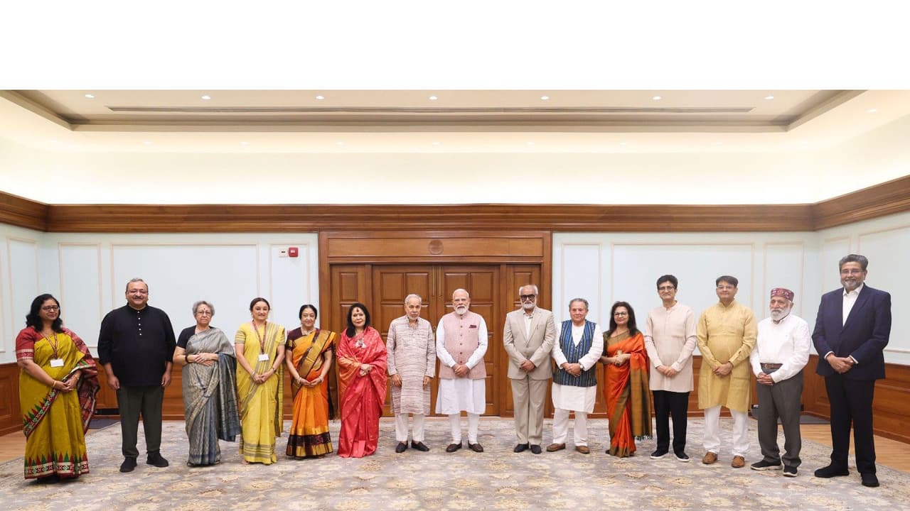 PM Modi meets IGNCA trustees, discusses popularising India's culture
