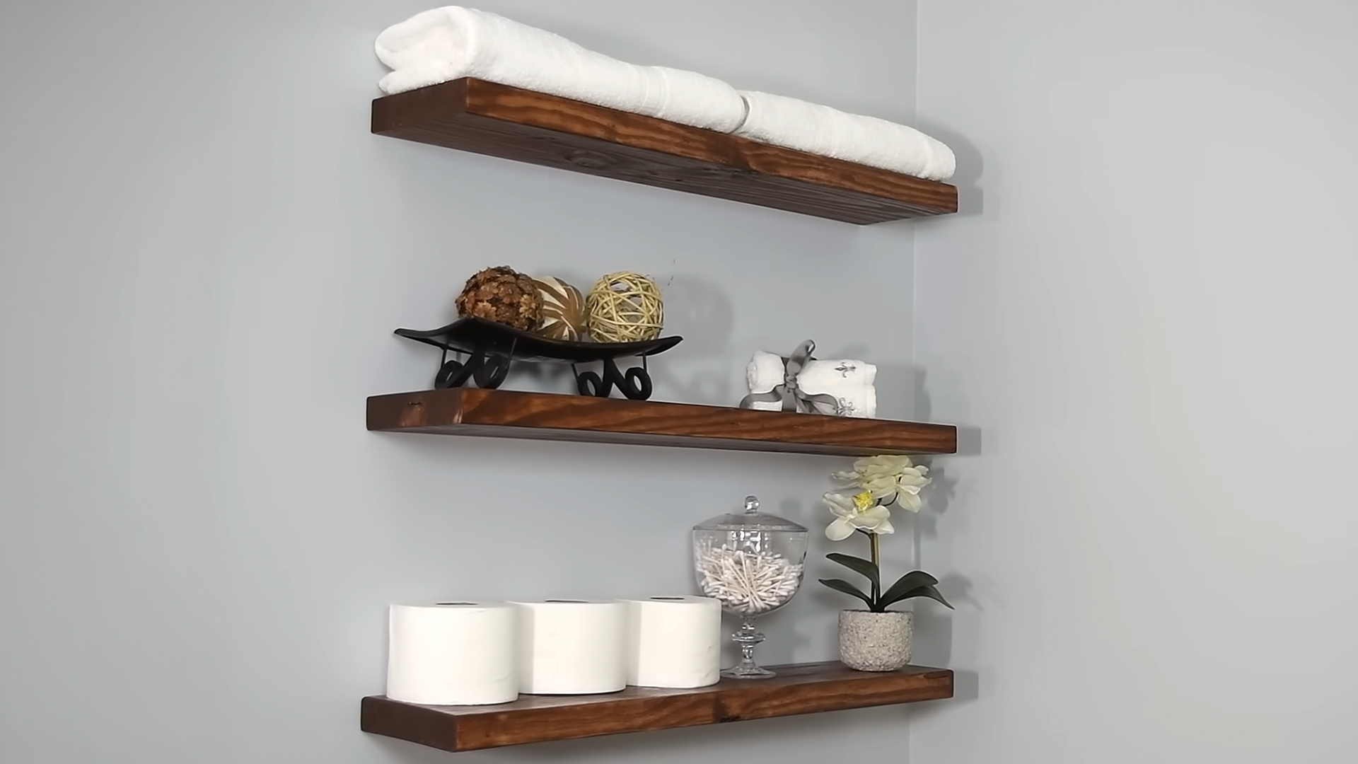 Easy DIY floating shelves no bracket | DIY creators