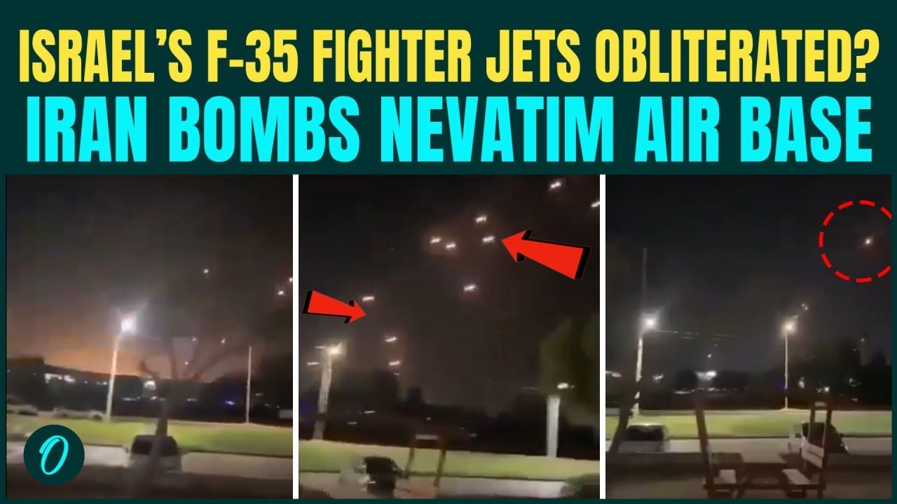 Iran ATTACKS Israeli’s Nevatim Air Base BREAKING: Cluster Bombs RAIN ...