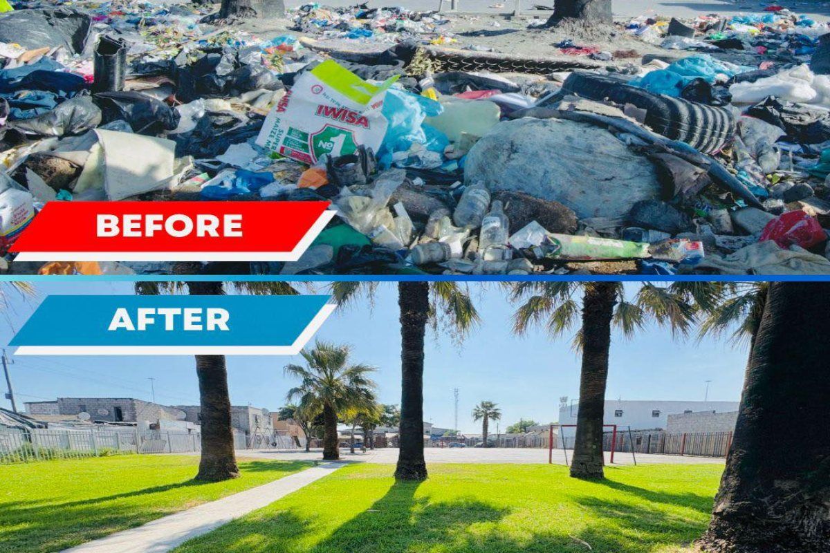 'Must be AI' – Informal Cape dumping ground transformed into community park