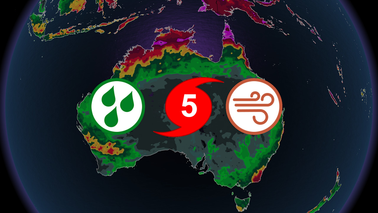 Wind gusts reach 315 km/h as Cyclone Narelle barrels toward Australia