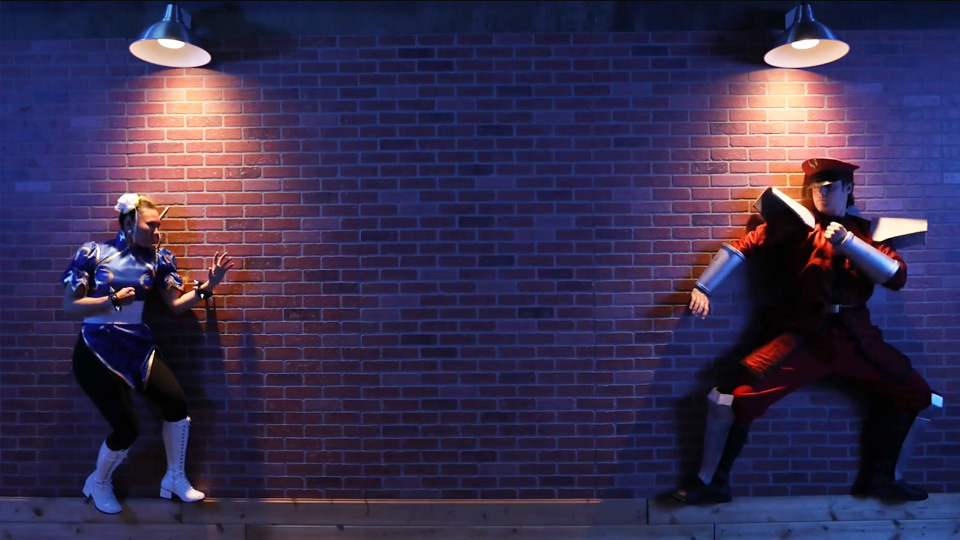Street Fighter 6 real life stop motion fight