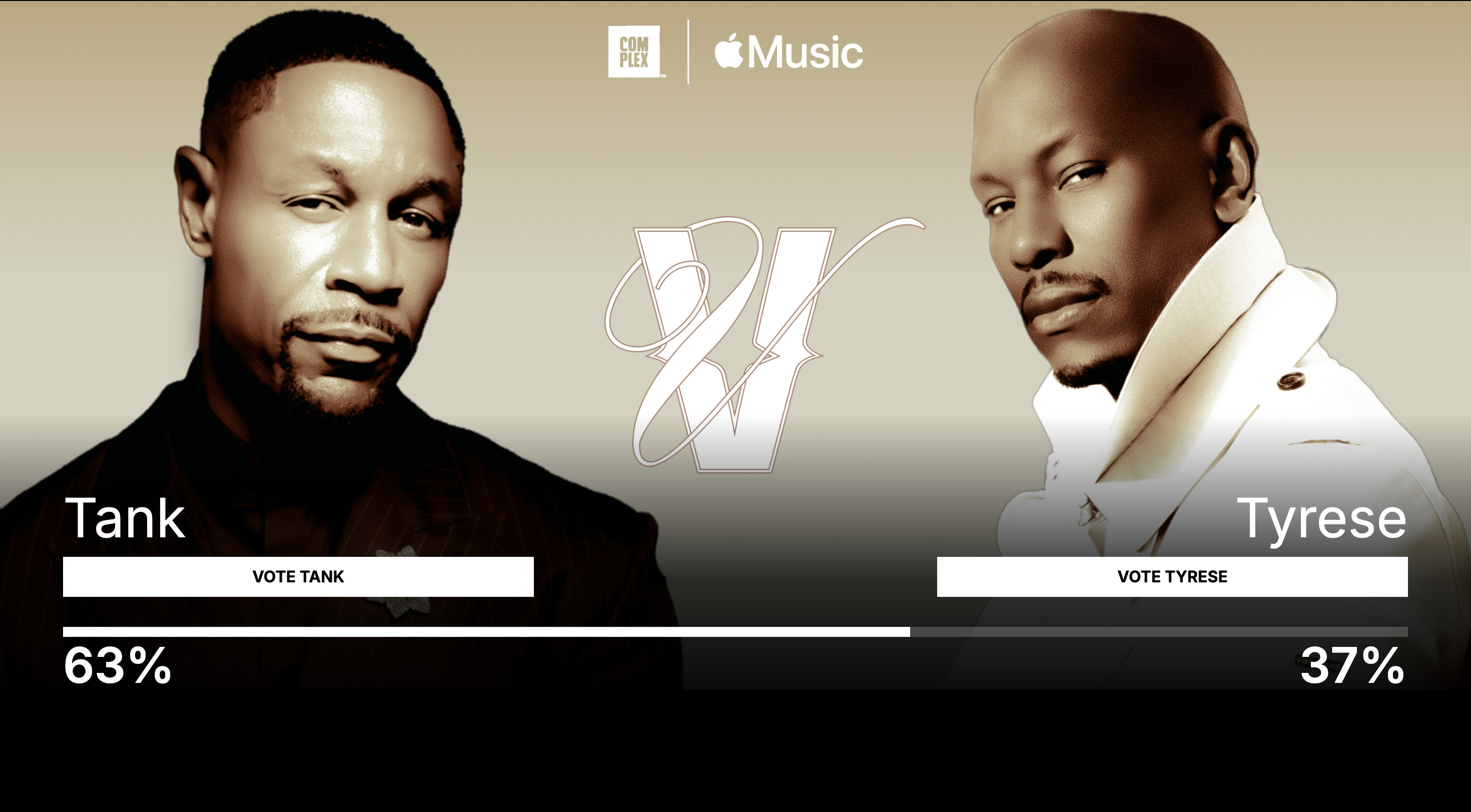Tank vs. Tyrese: Introducing the VERZUZ live voting experience
