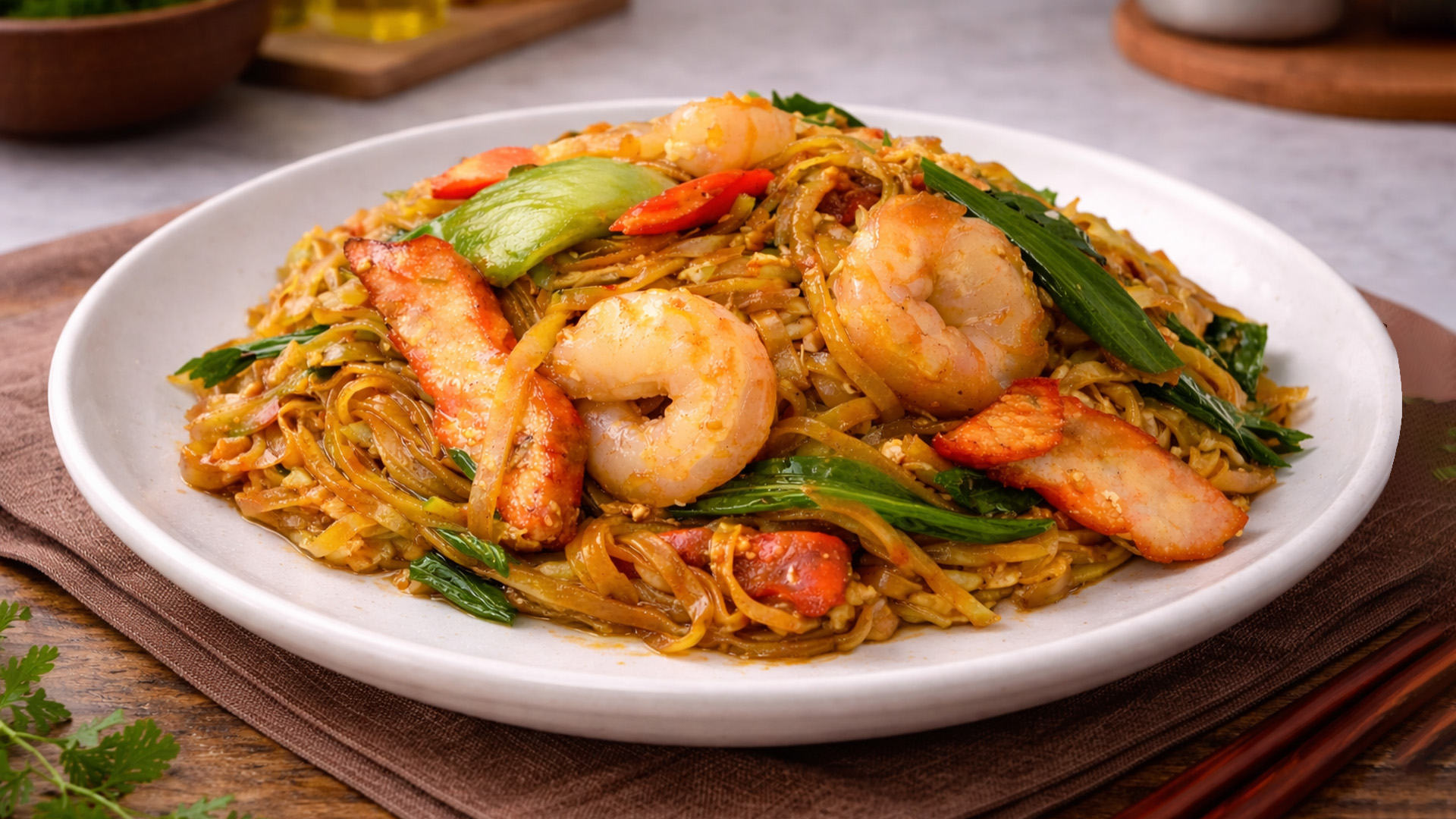 A street style noodle dish full of flavor
