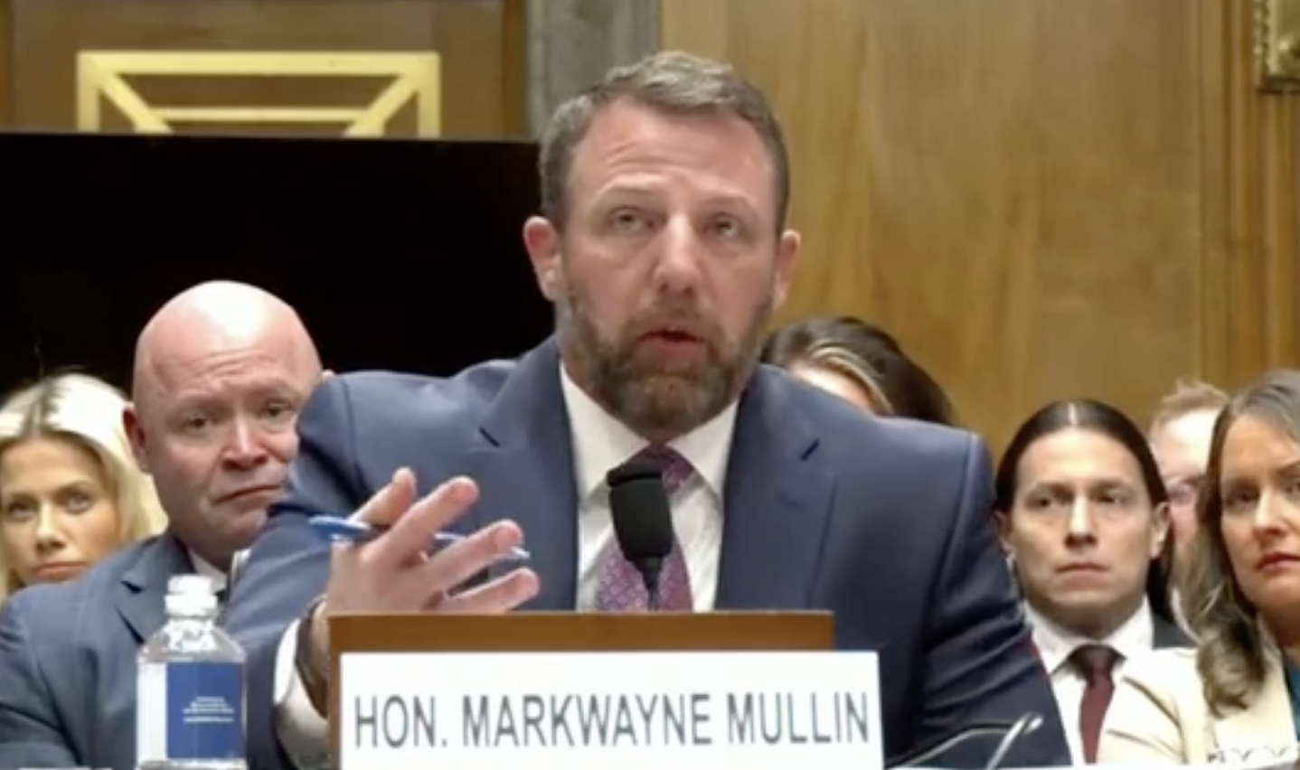 'Your super secret mission': Markwayne Mullin fumes in anger as Senator ...