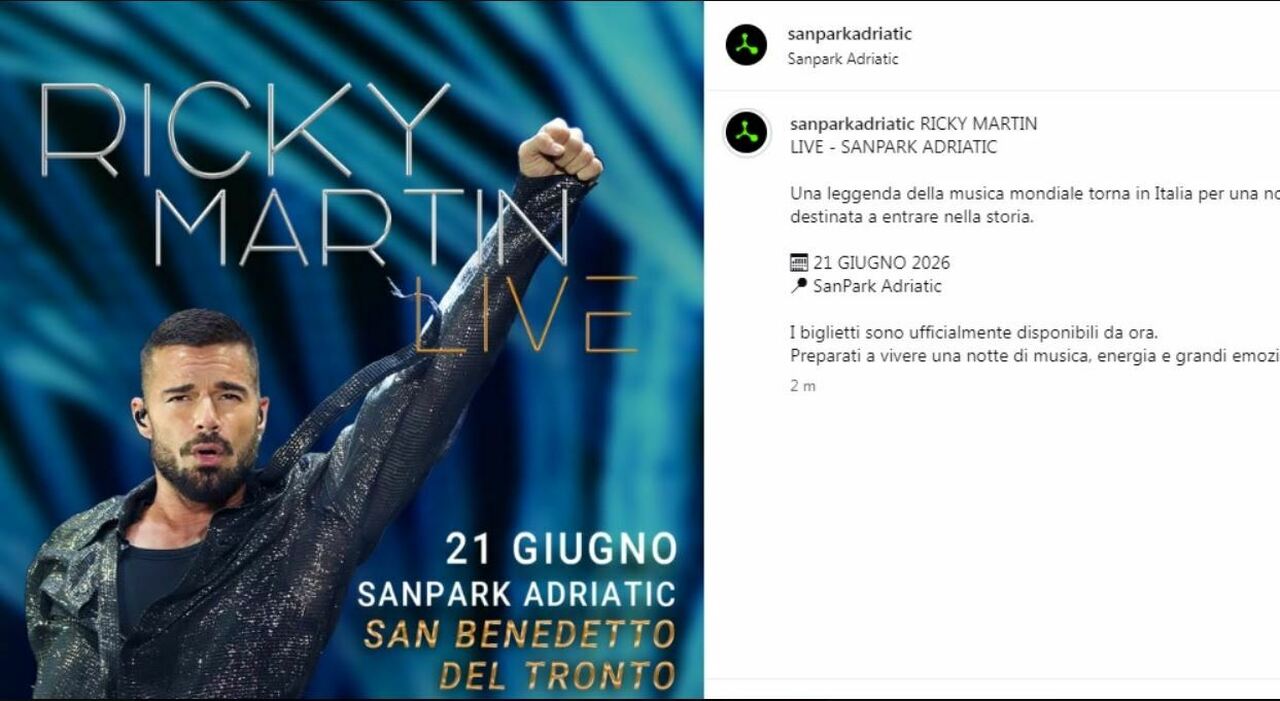 Superstar internazionale a San Benedetto: Ricky Martin infiamma il San ...