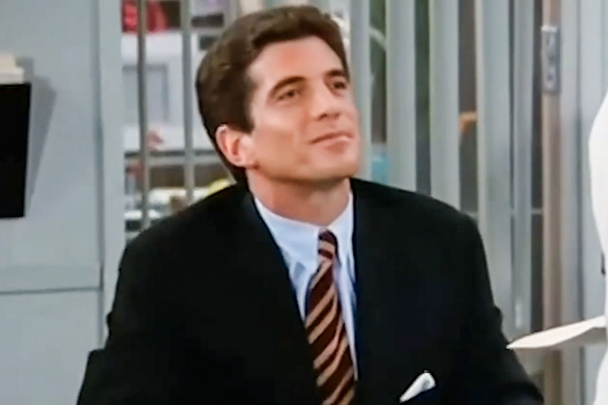 Why JFK Jr. made a rare TV appearance on a 1995 episode of "Murphy Brown"