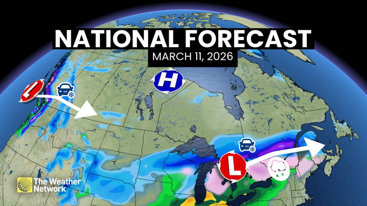 Canada's national forecast - March 11, 2026