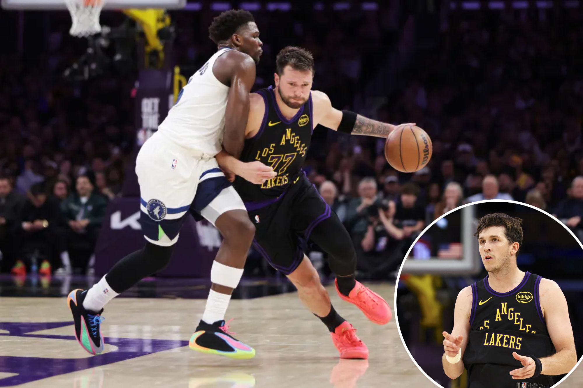 Luka Doncic, Austin Reaves lead Lakers to big win over Timberwolves