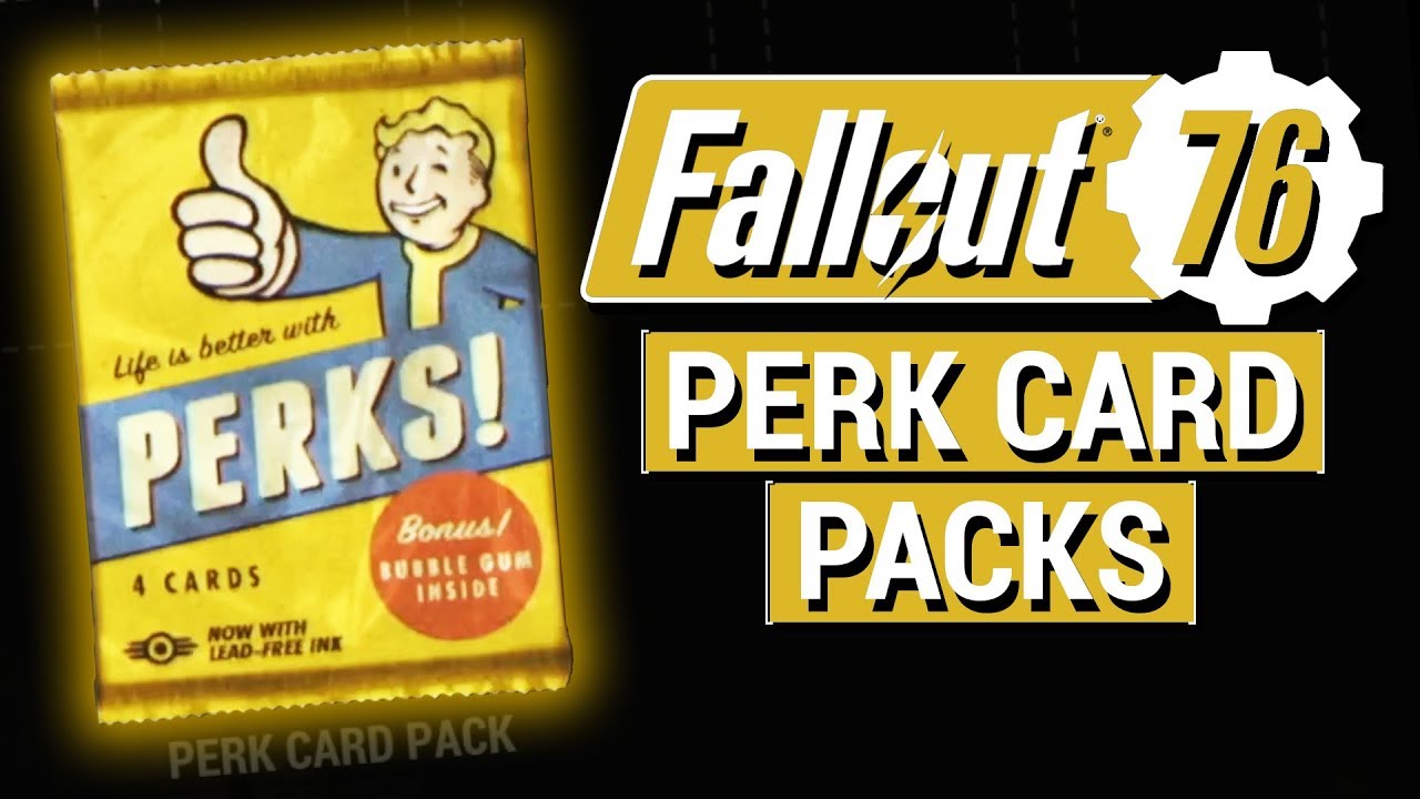 Fallout 76: What are perk card packs and how do they work in Fallout 76?