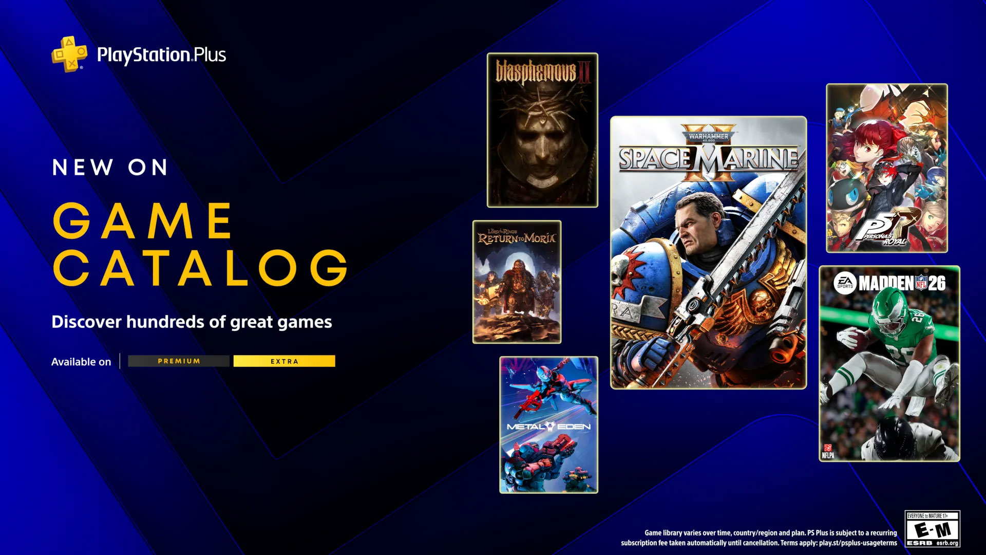 PlayStation Plus game catalog March 2026 lineup