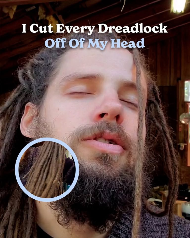 I cut every dreadlock off of my head