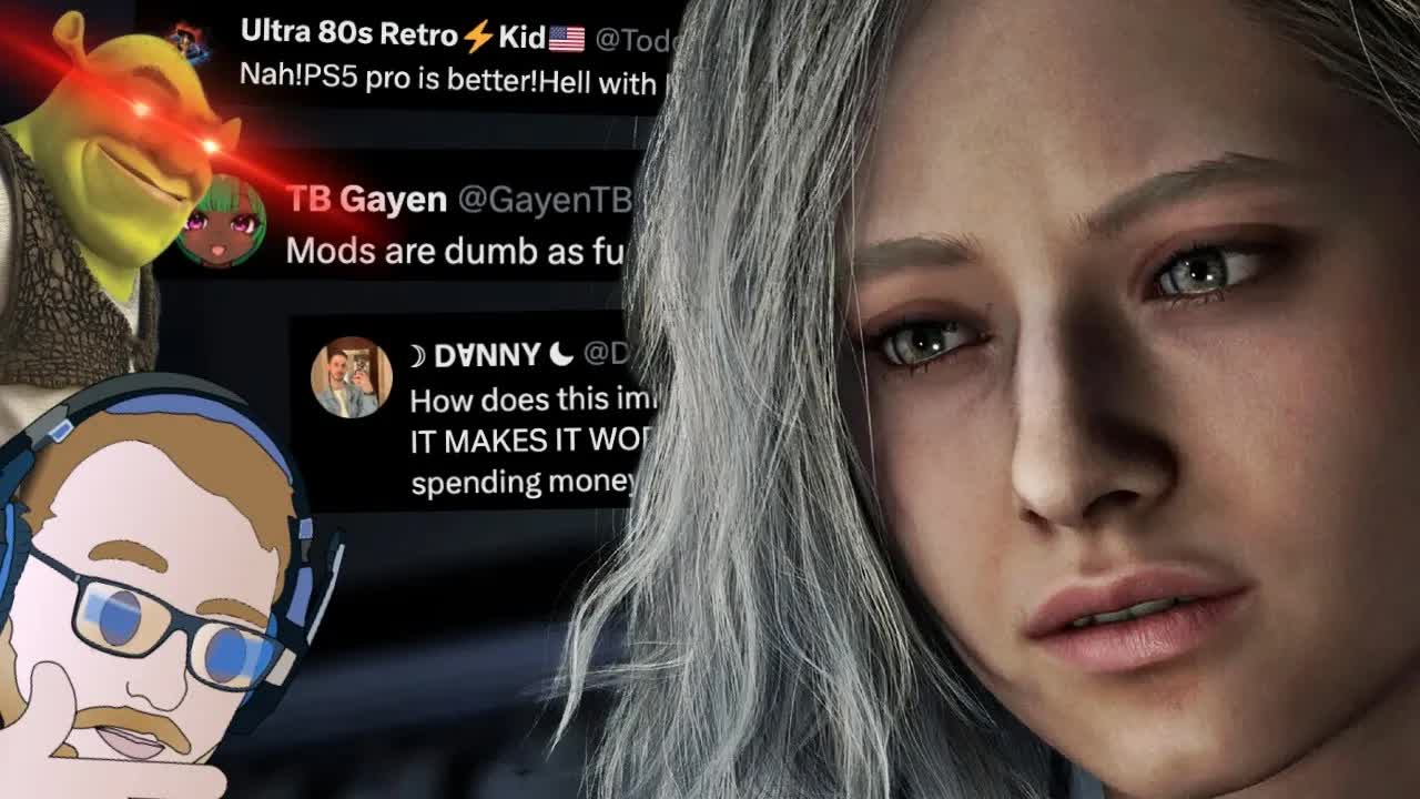 PS5 fanboys rage about Shrek mods in Resident Evil Requiem - "This is ...
