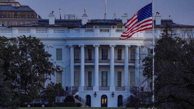 Driver arrested after van sparks White House panic