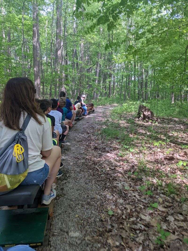 This Indiana steam forest features miniature locomotives hidden in the ...