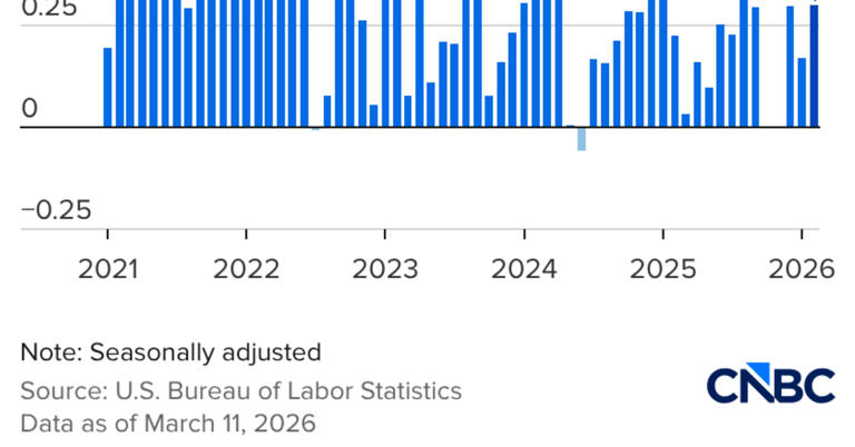Here's the inflation breakdown for February 2026 — in one chart