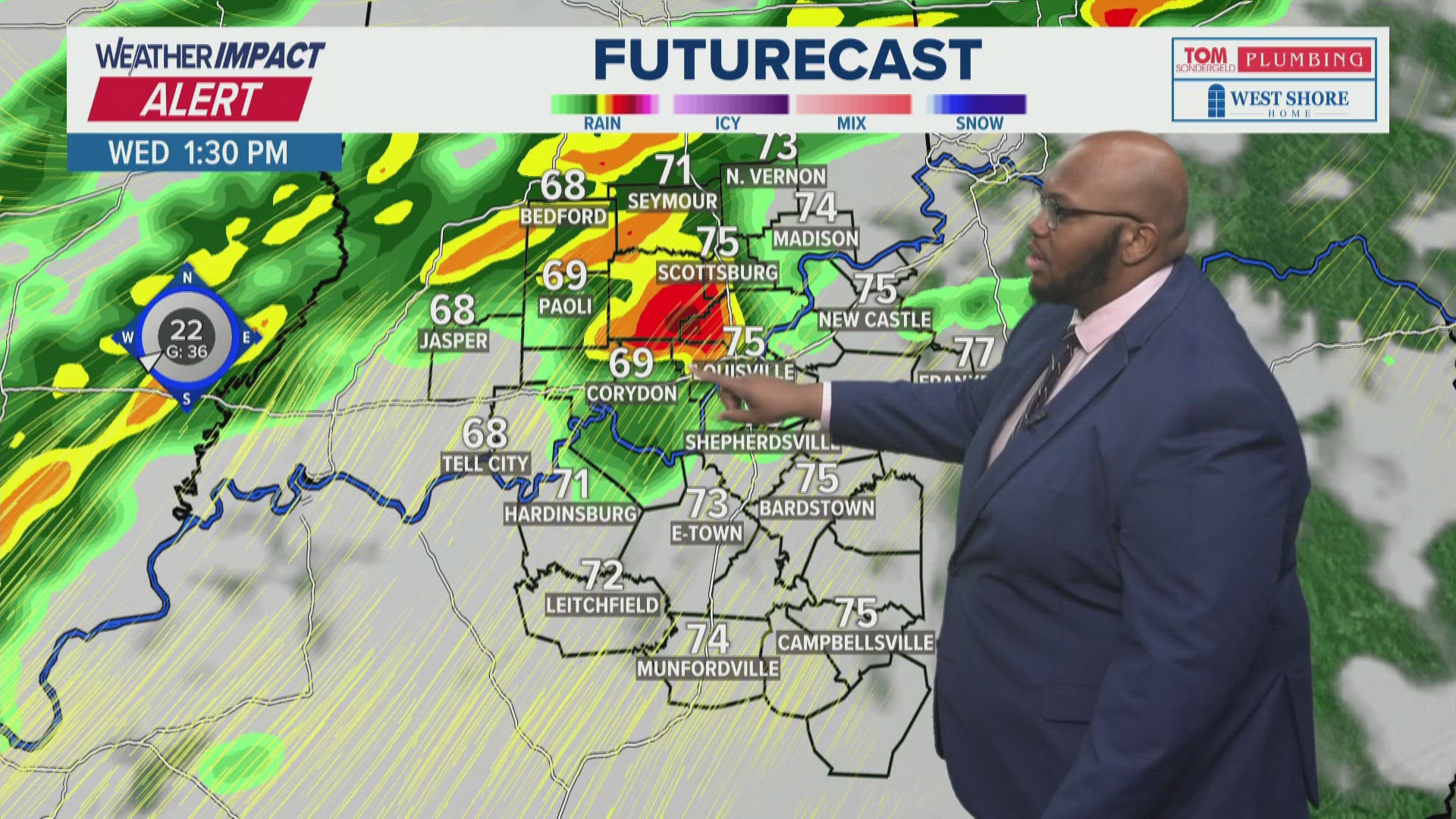 Weather impact alert day: Tracking severe weather in Kentucky, Indiana ...