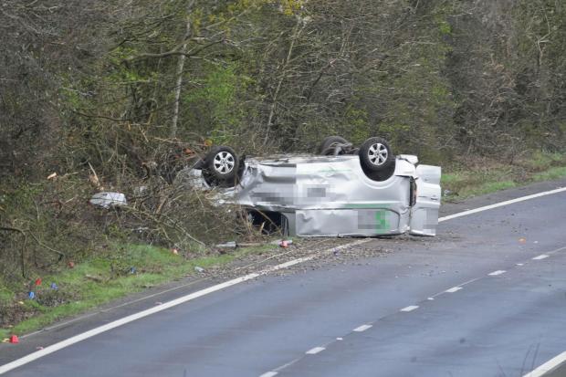 Man dies in crash on A27