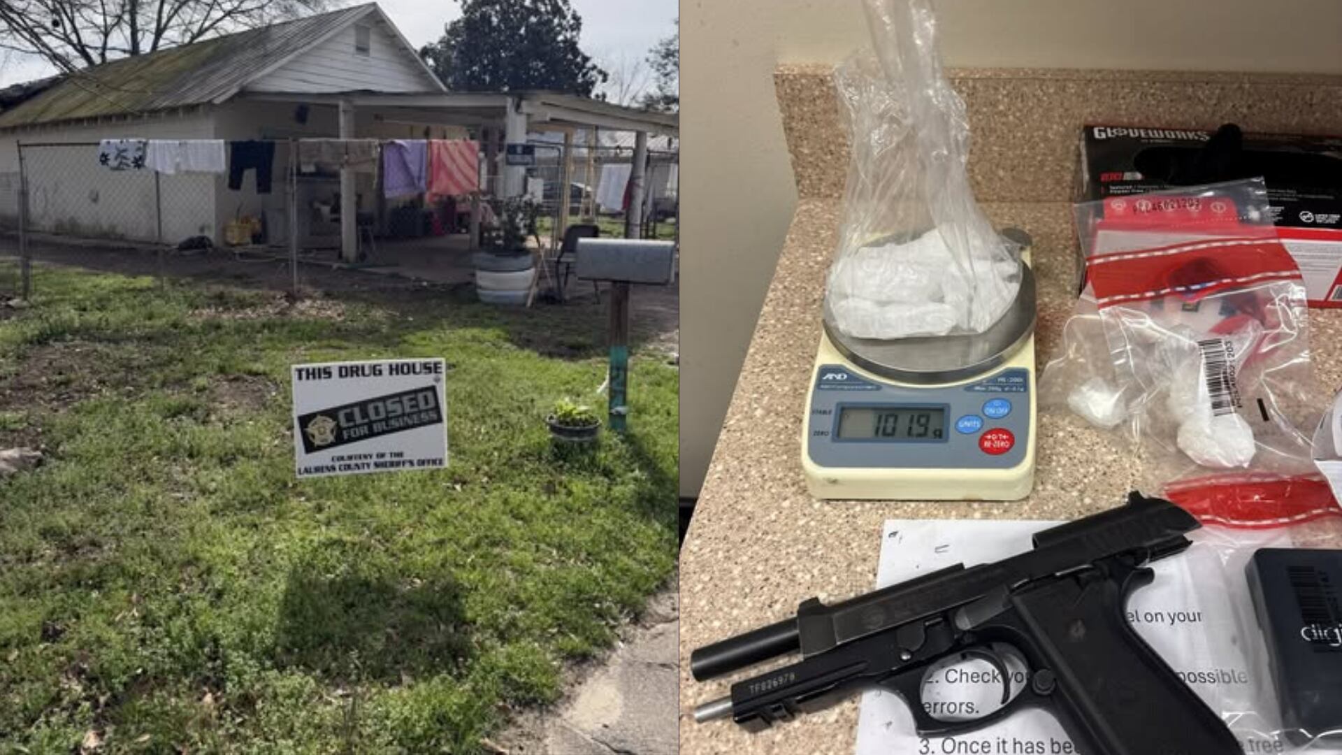 Upstate 'drug house' closed after deputies find over 100 grams of meth