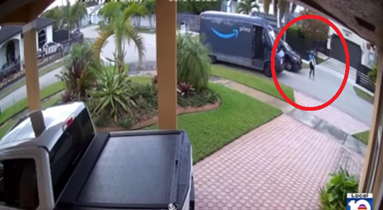Amazon driver struck by car while delivering packages in Miami as ...