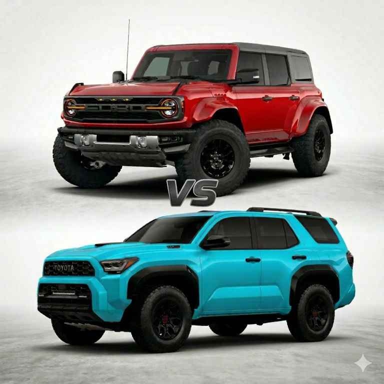 2026 Toyota 4Runner TRD Pro vs. 2026 Ford Bronco Raptor: 5 key differences