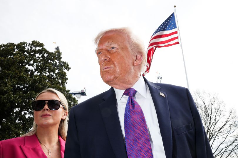'Radioactive' Trump sparks fears he's had a fall with new bruise above eye