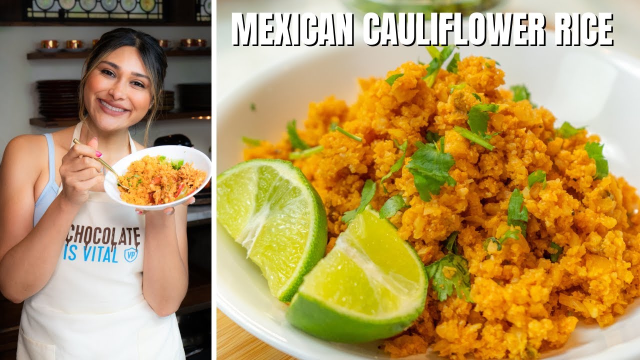 Keto cauliflower rice! How to make Mexican cauliflower rice