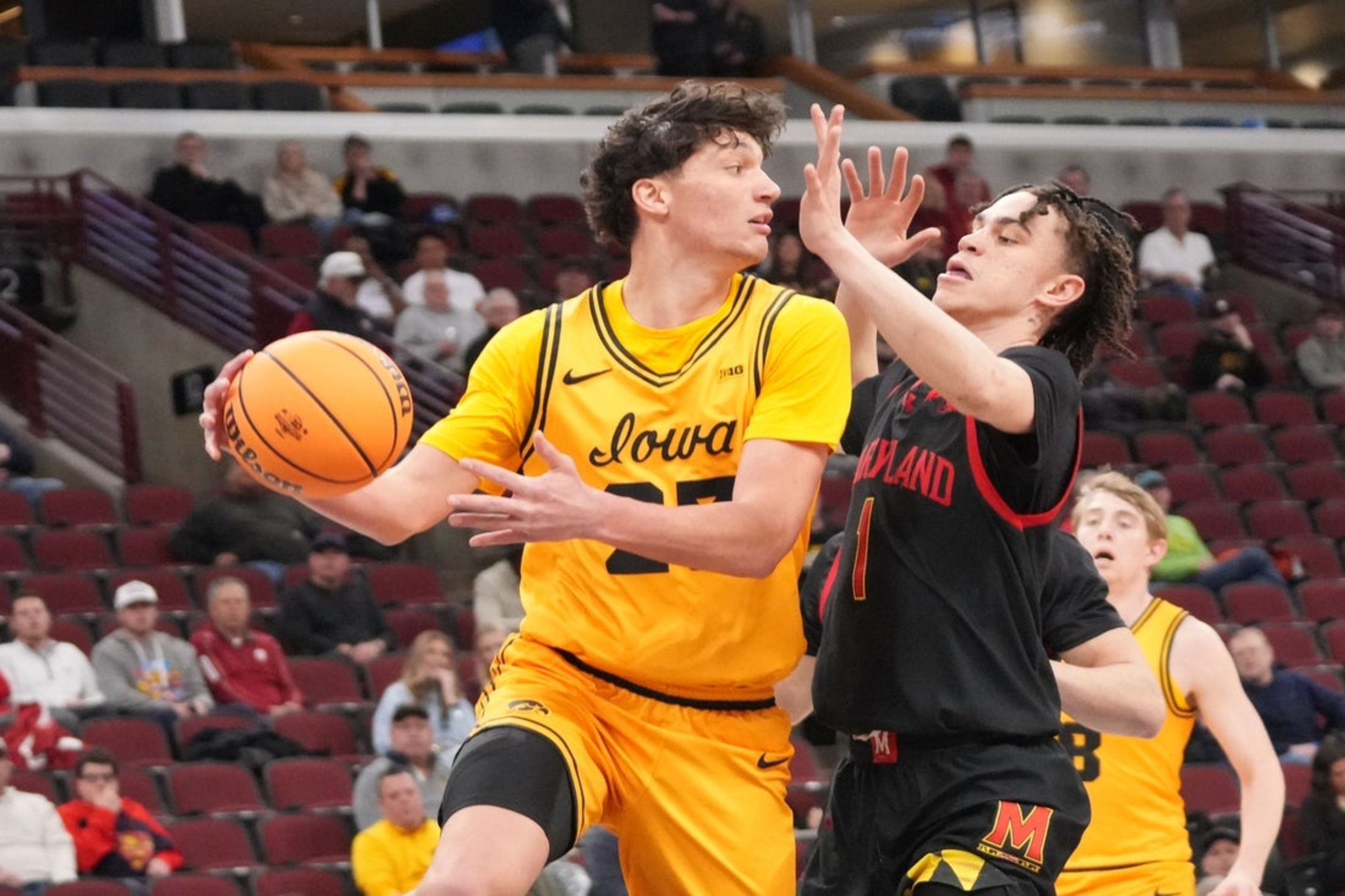 Iowa rides Cooper Koch, 21-0 run to move past Maryland