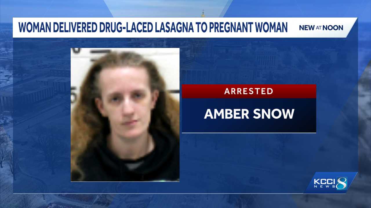 Iowa woman accused of lacing lasagna induce pregnant woman's miscarriage
