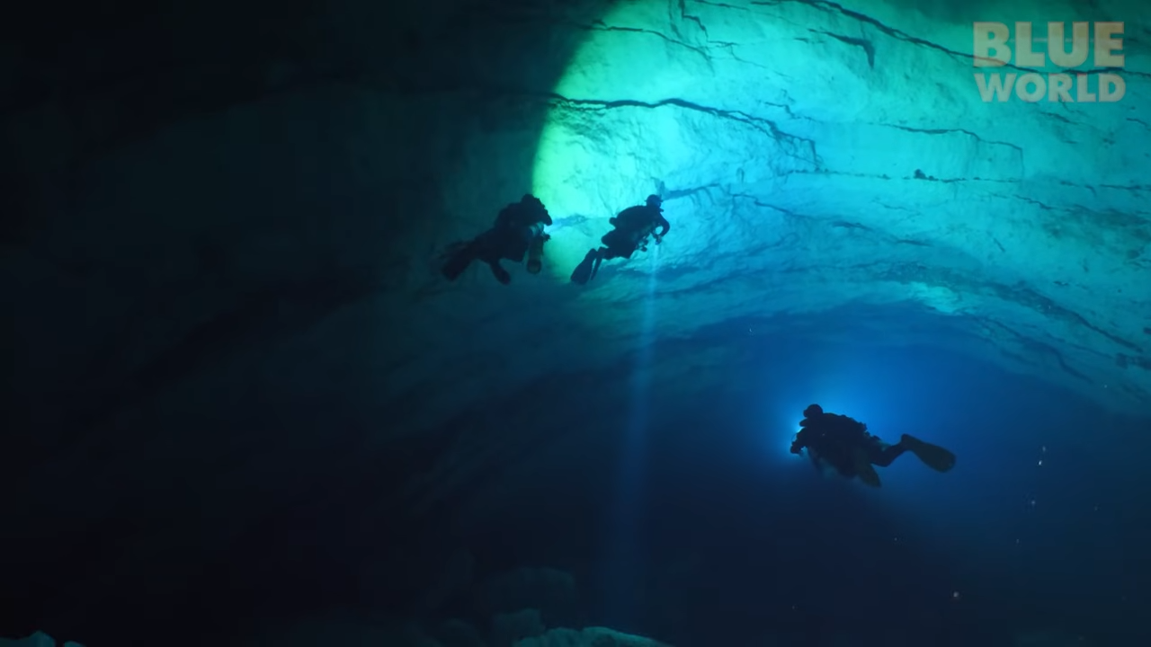 We trained to dive deeper - then the cave opened below us
