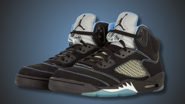 Air Jordan 5 black university blue 2026