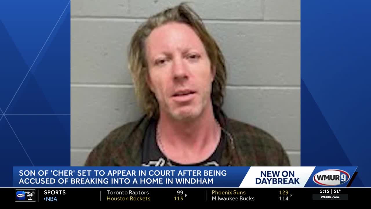 Son of Cher set to appear in court Wednesday