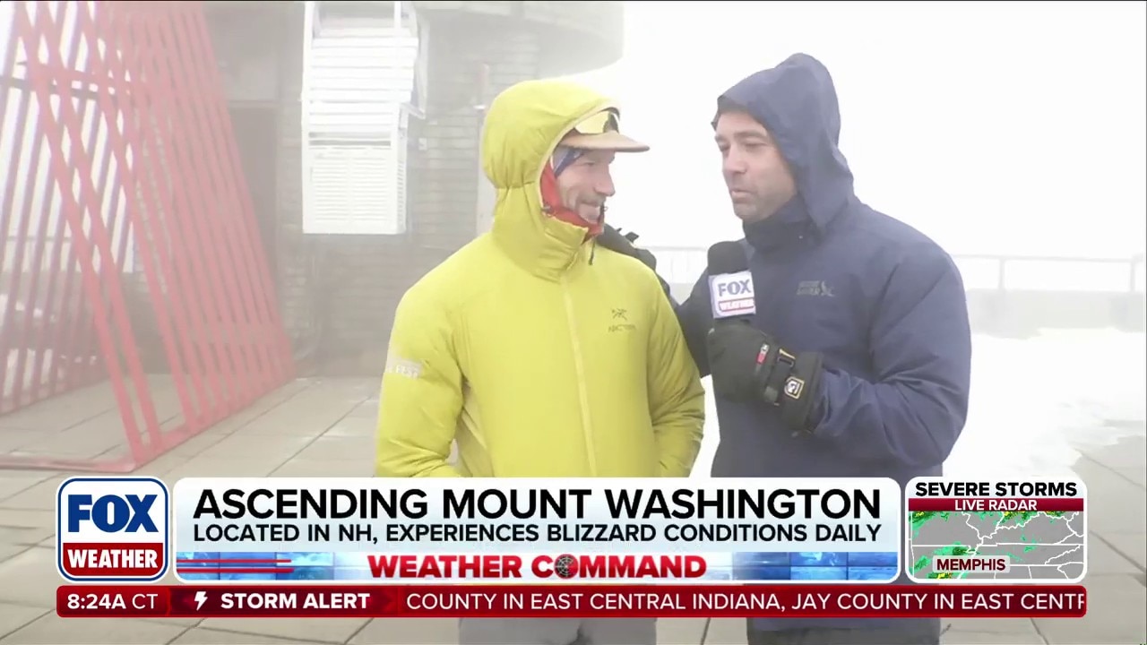 FOX News meteorologist Adam Klotz battles 'world’s worst weather' atop ...