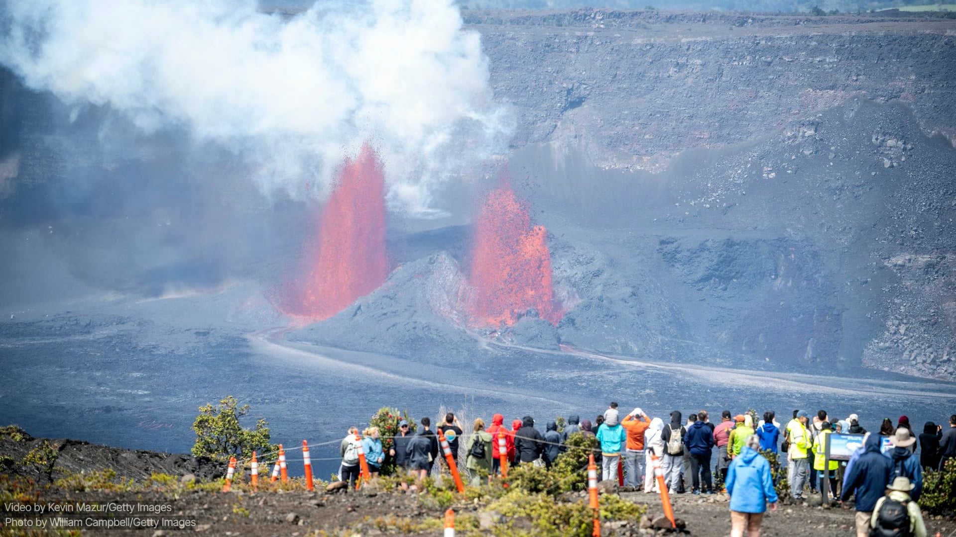 Lava fountains soar over 1,000 feet as Kilauea volcano erupts