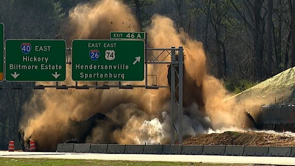 More controlled blasts scheduled for I-26 connector project; traffic ...