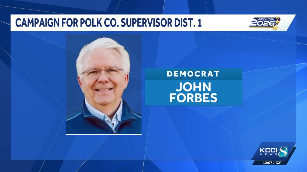 Longtime Iowa state representative John Forbes launches bid for Polk ...