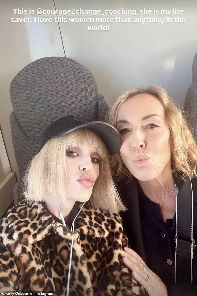 Kelly Osbourne spends the day with addiction coach who she credits with ...