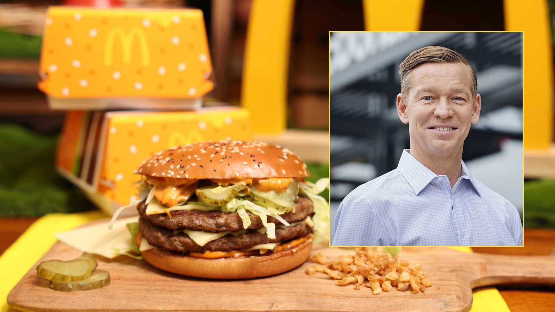 'That was the smallest first bite I've ever seen,' McDonald's CEO ...
