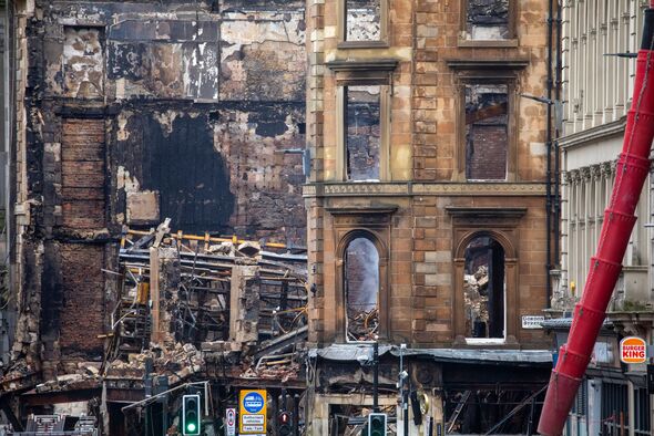 Horror Glasgow fire update as historic building hit by 'further collapses'