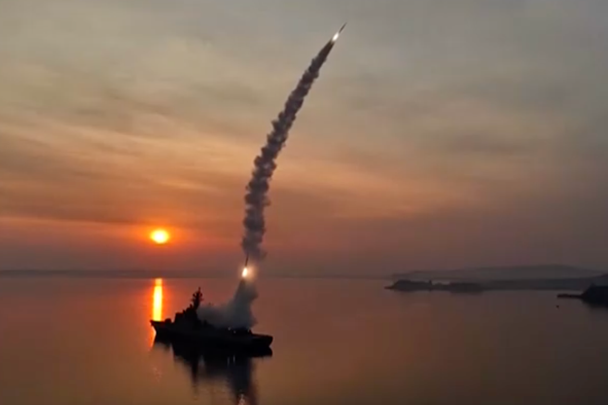 North Korea conducts cruise missile test on new destroyer warship
