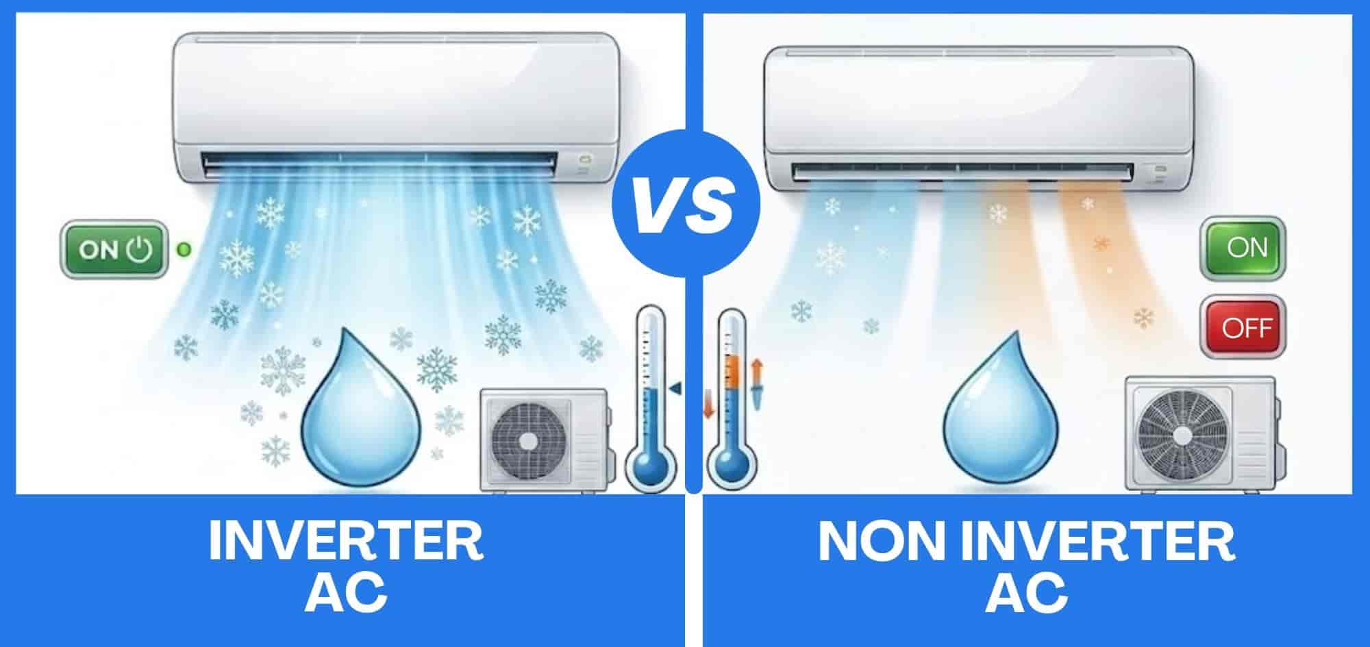Inverter vs non-inverter AC: Which saves more electricity in summer?