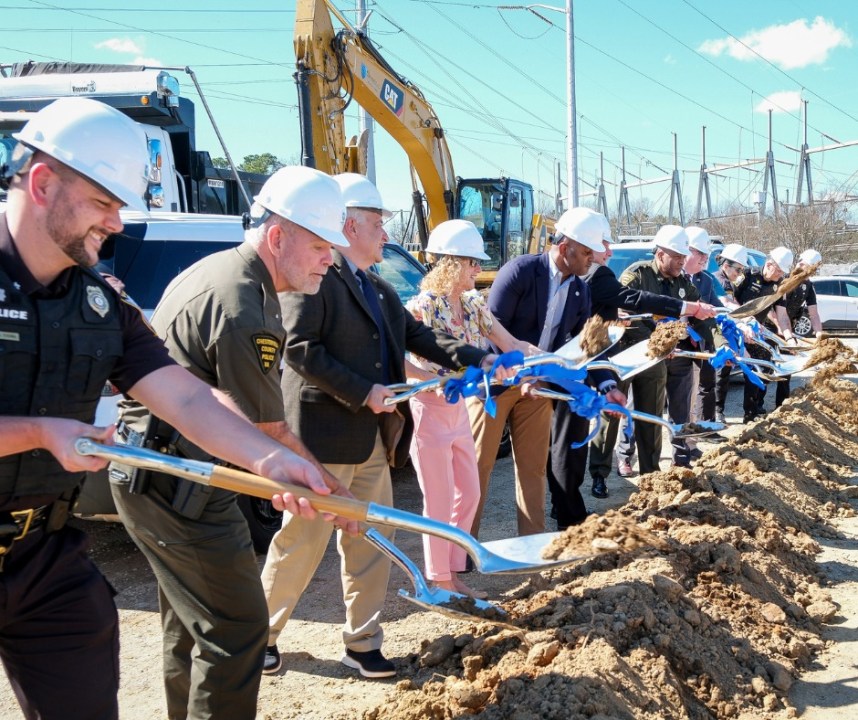 Chesterfield breaks ground on first permanent police precinct