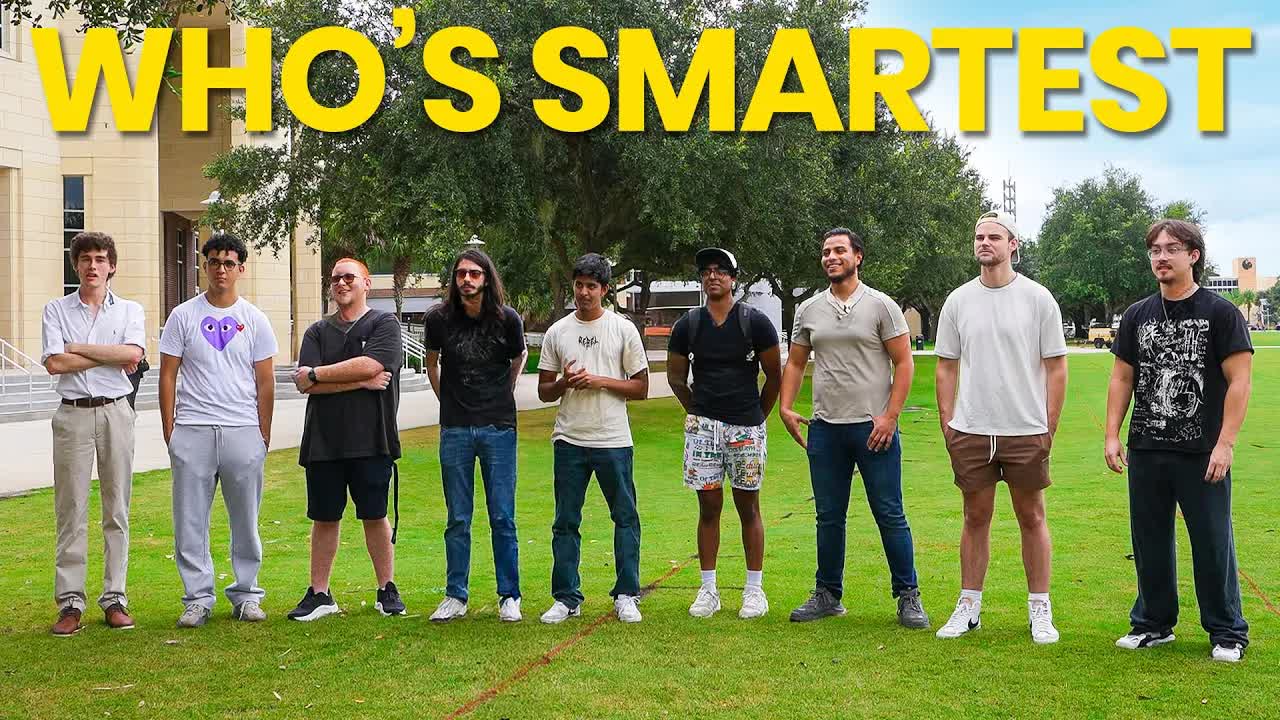 9 college students vs. impossible quiz