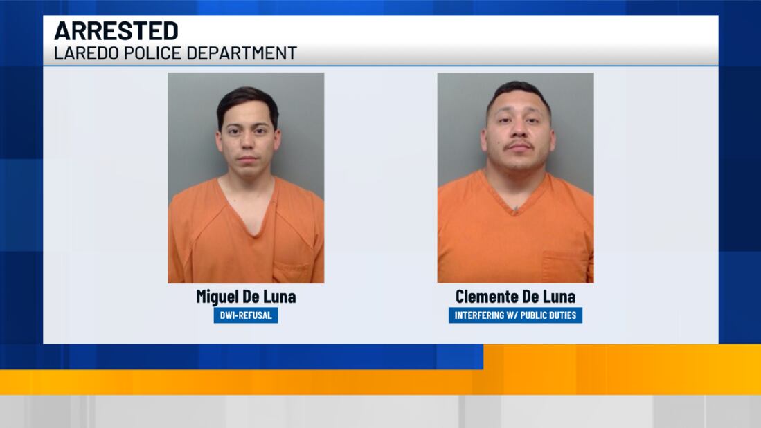 Laredo police: Two off-duty Laredo firefighters arrested during traffic ...