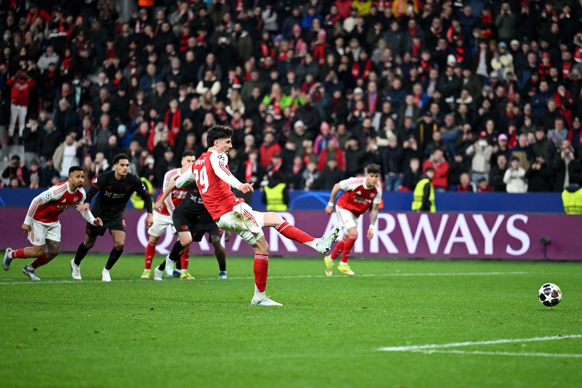 Havertz saves Arsenal at Leverkusen in Champions League tie