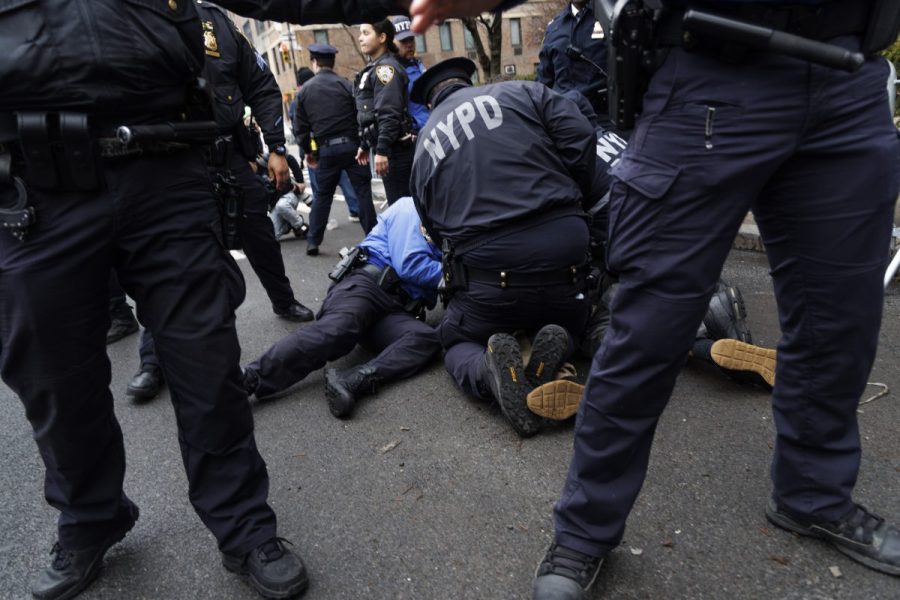 NYPD: Two in custody after improvised explosive device thrown at protest