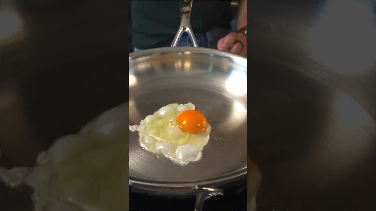 Turn stainless steel into non-stick