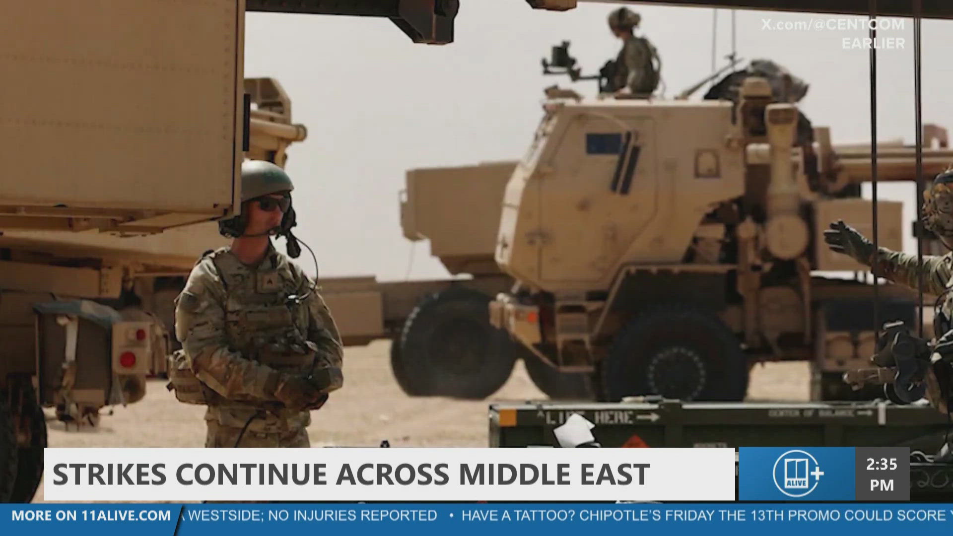US CENTCOM delivers update on Middle East operations