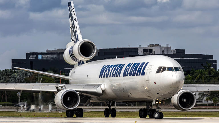 How many McDonnell Douglas MD‑11s are still flying as freighters?