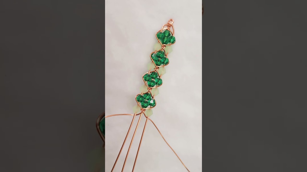 Rhombus bracelet 🔶 cuff bangle | bead jewelry | crystal #diy #guide # ...